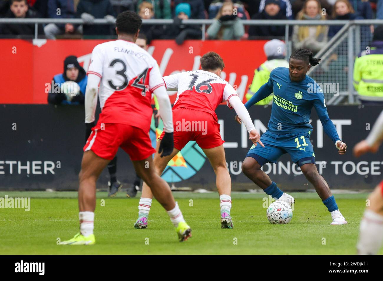 UTRECHT, 21-01-2024, Stadion Galgenwaard, Stadium of FC Utrecht, Dutch ...