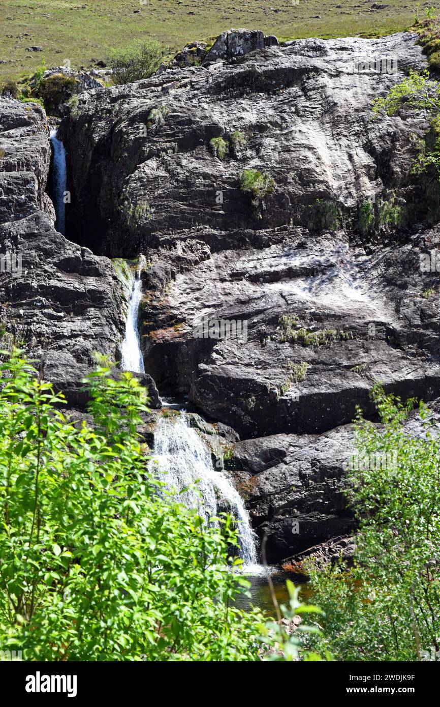 Waterfall flowing in river etive hi-res stock photography and images ...