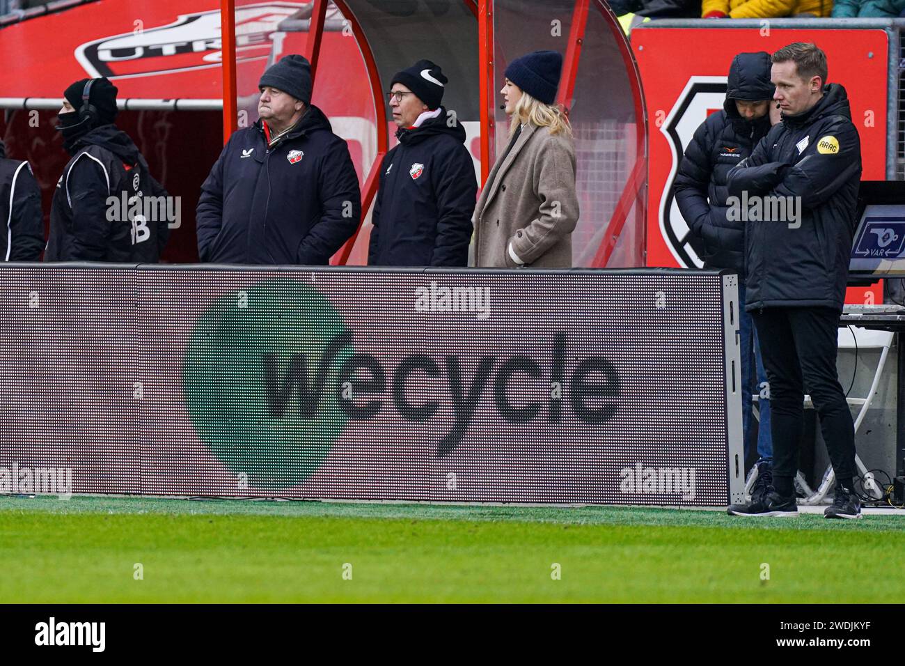 Utrecht, The Netherlands. 21st Jan, 2024. UTRECHT, THE NETHERLANDS - JANUARY 21: wecycle ...