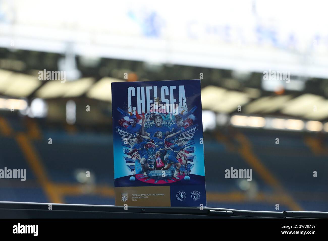 Chelsea matchday programme hi-res stock photography and images - Alamy