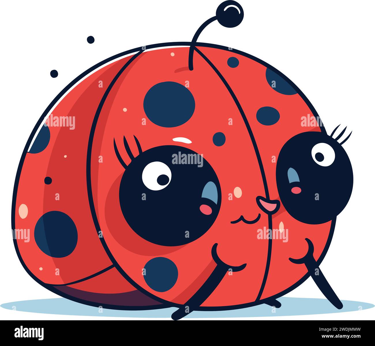 Ladybug cartoon character Stock Vector Images - Alamy