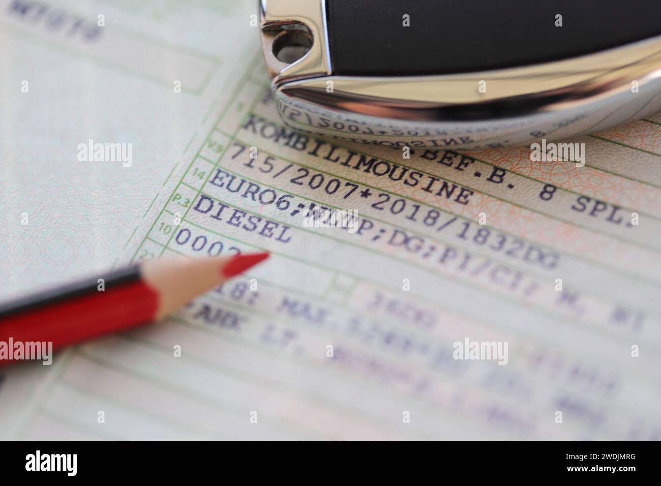 Vehicle registration document hi-res stock photography and images - Alamy