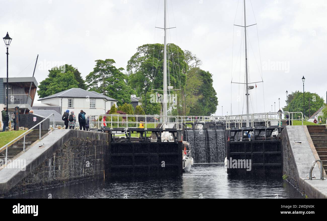Section of Neptune's Staircase, at Banavie, Scotland Stock Photo - Alamy