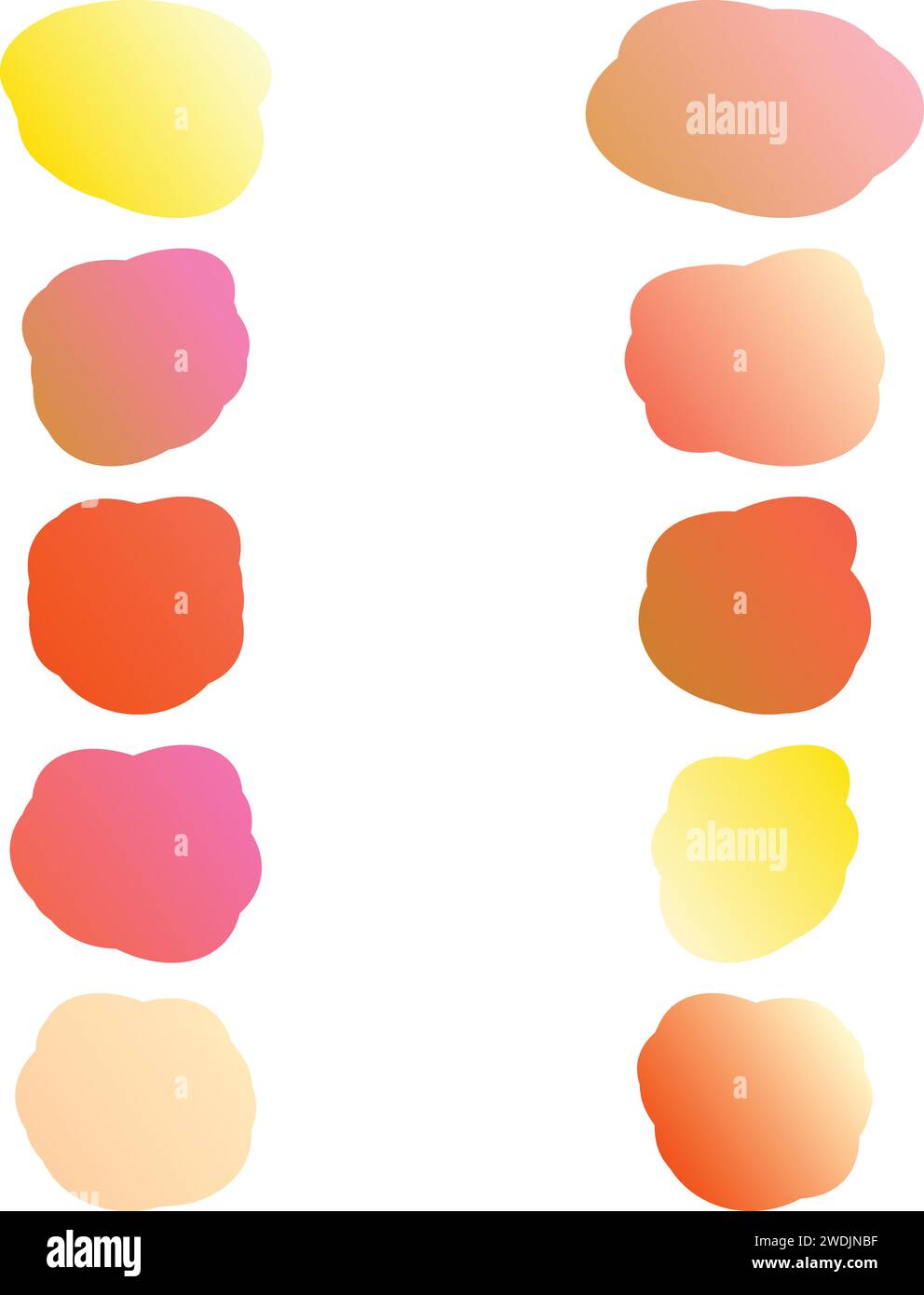 A simple cut out transparent gradient cloud speech bubble shape design ...