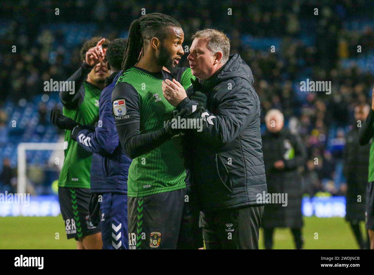 Sheffield, UK. 20th Jan, 2024. Coventry City midfielder Kasey Palmer ...