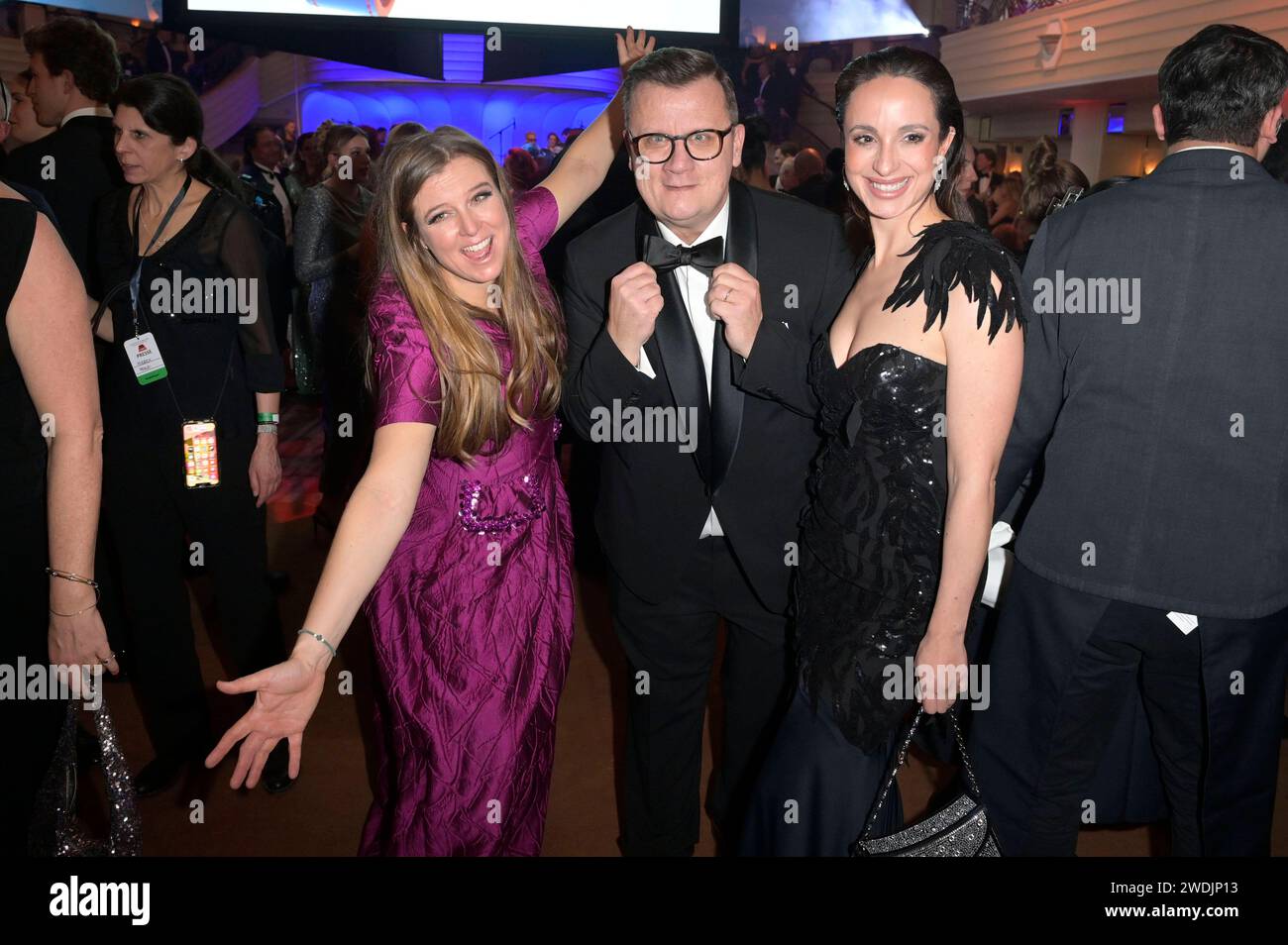 Nina Eichinger, Rene Koch und Stephanie Stumph beim 48. Deutschen ...