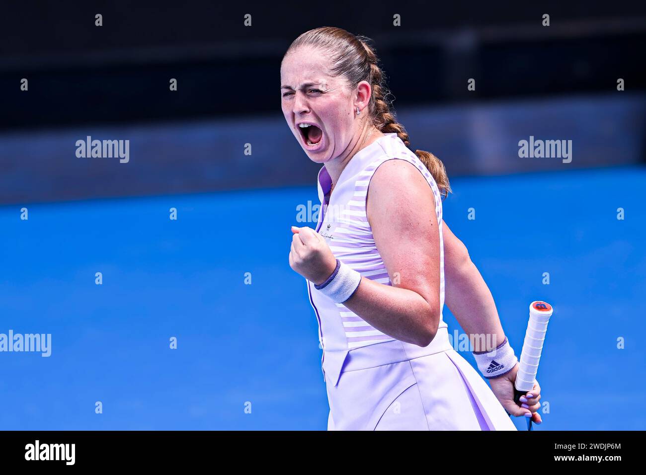Melbourne, Australie. 20th Jan, 2024. Jeļena Aļona Ostapenko during the ...