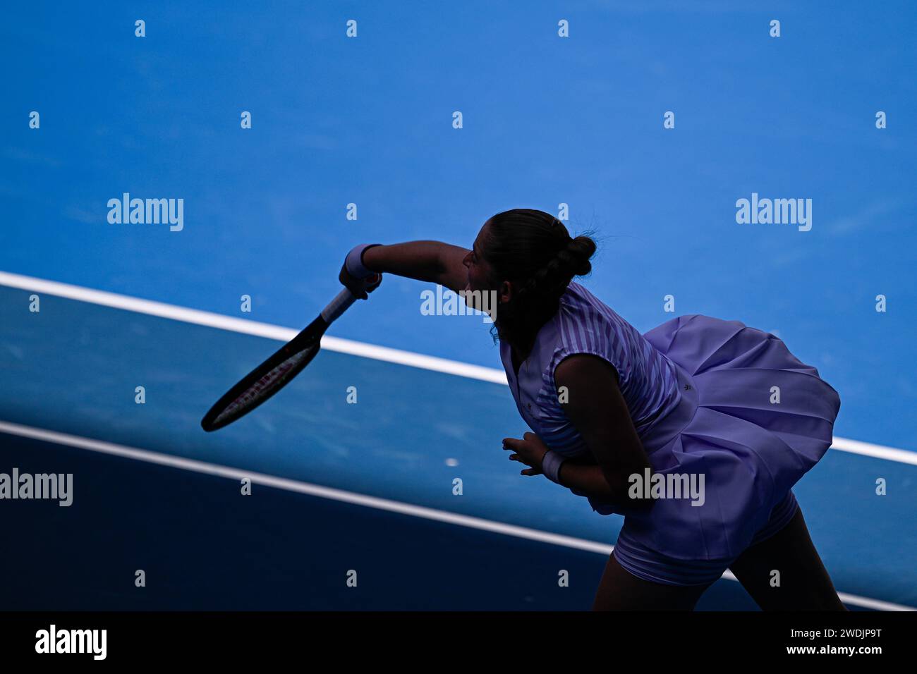 Melbourne, Australie. 20th Jan, 2024. Jeļena Aļona Ostapenko during the ...