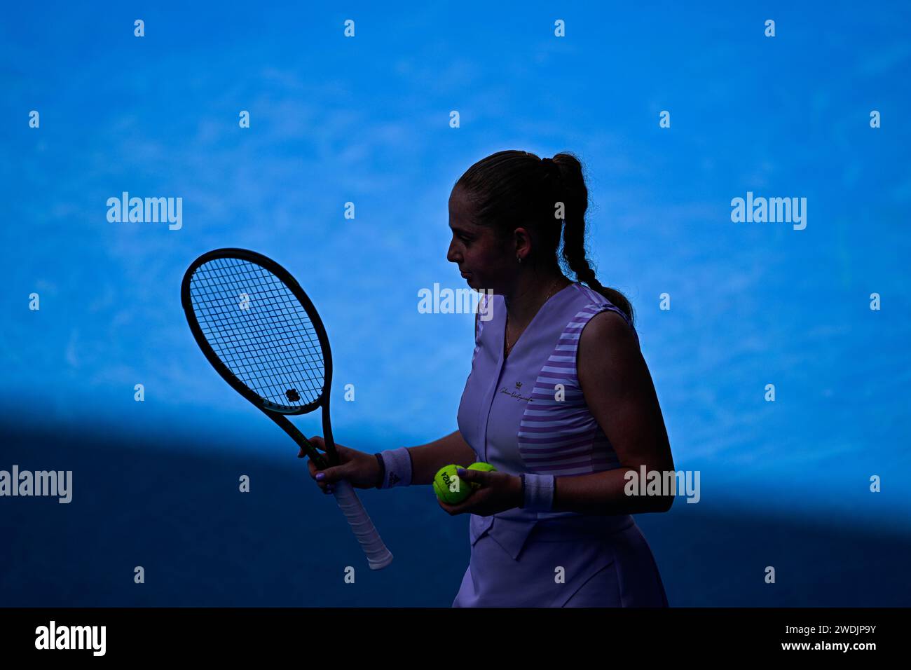 Melbourne, Australie. 20th Jan, 2024. Jeļena Aļona Ostapenko during the ...
