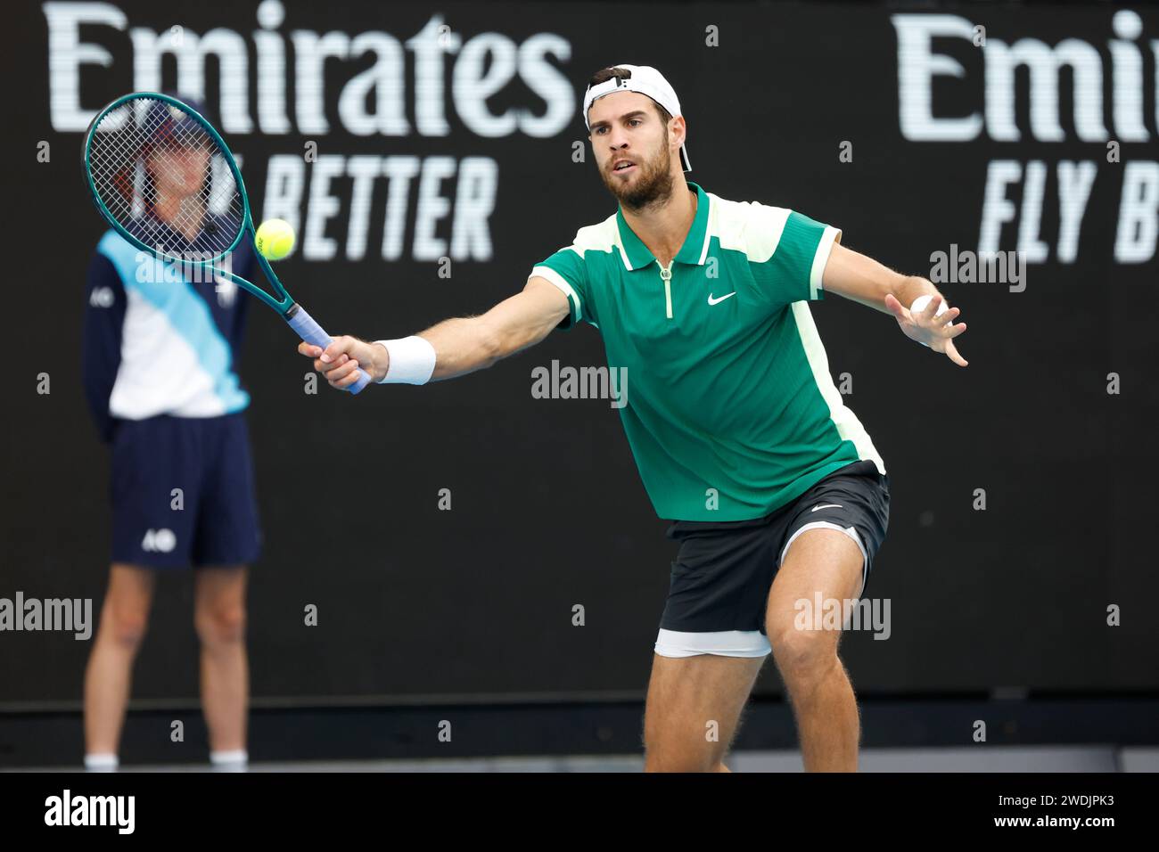 Melbourne Park, Melbourne, Victoria, Australia. 21st Jan, 2024. Australian Open Tennis ...