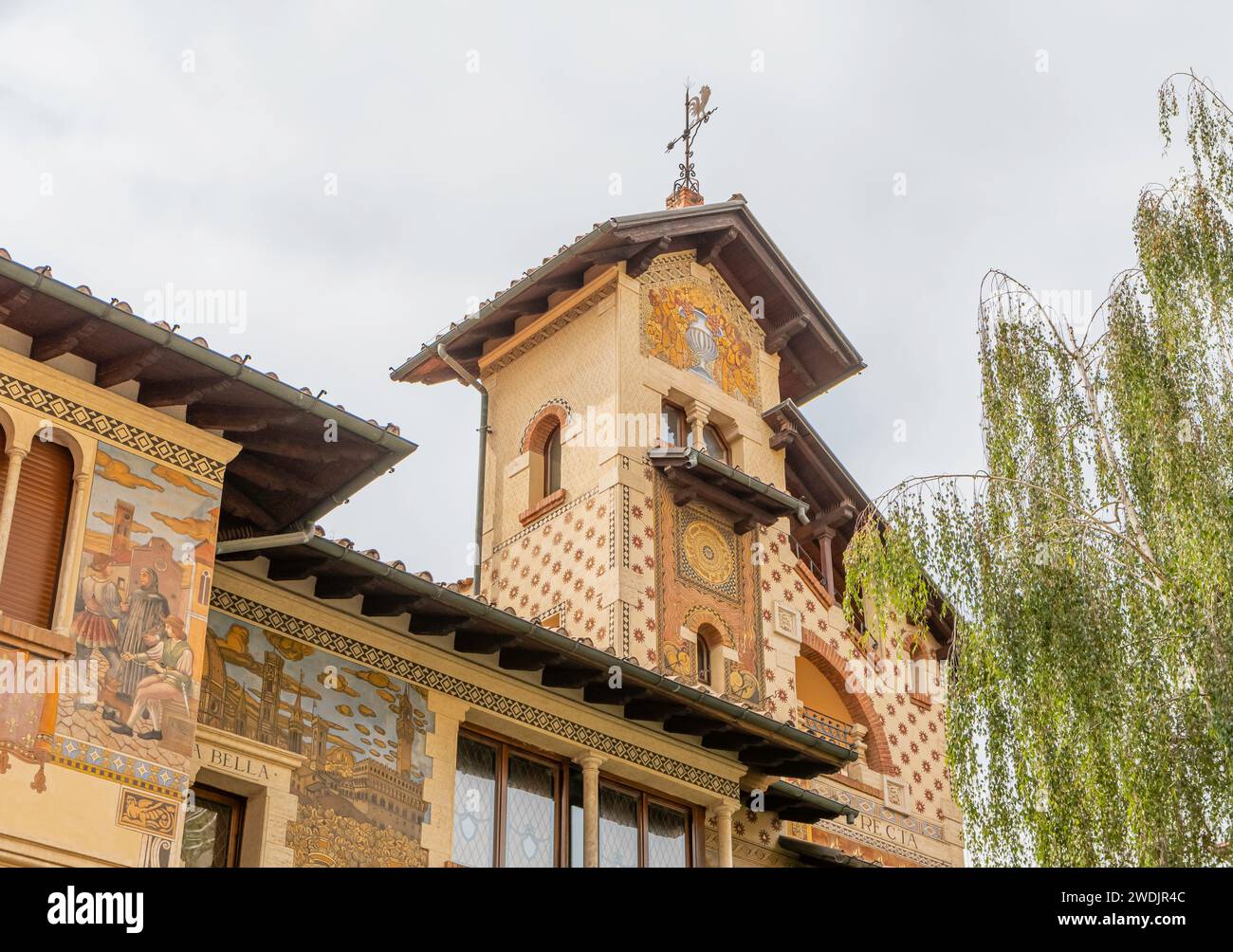 Coppedè district in rome, it is a complex of buildings with very ...