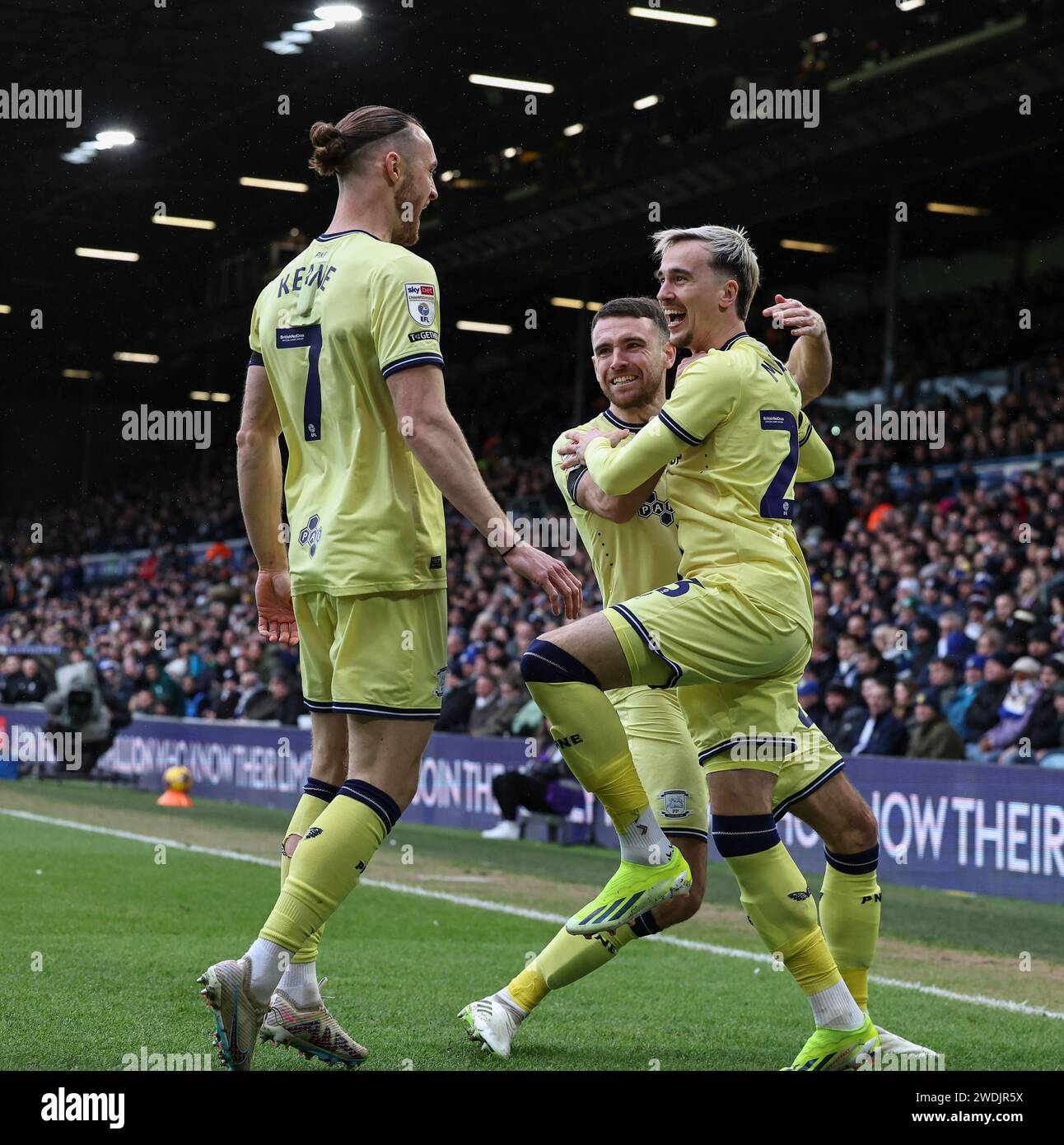 Elland Road, Leeds, Yorkshire, UK. 21st Jan, 2024. EFL Championship ...