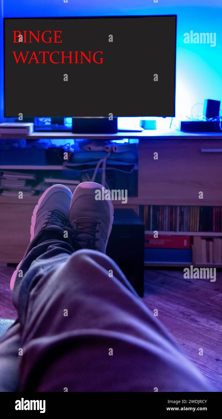 Binge watch series hi-res stock photography and images - Alamy