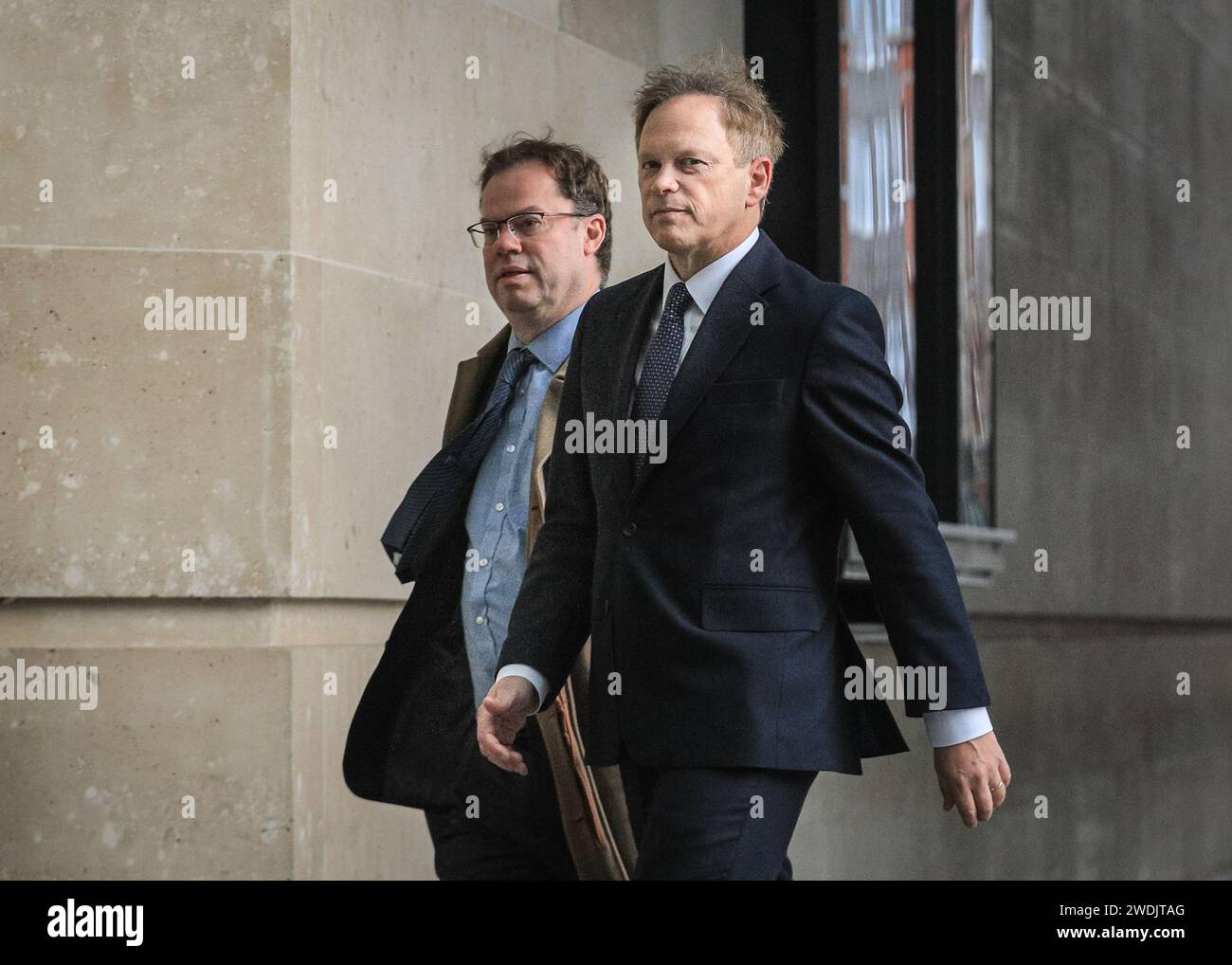 London, UK. 21st Jan, 2024. Grant Shapps, MP, Secretary of State for ...