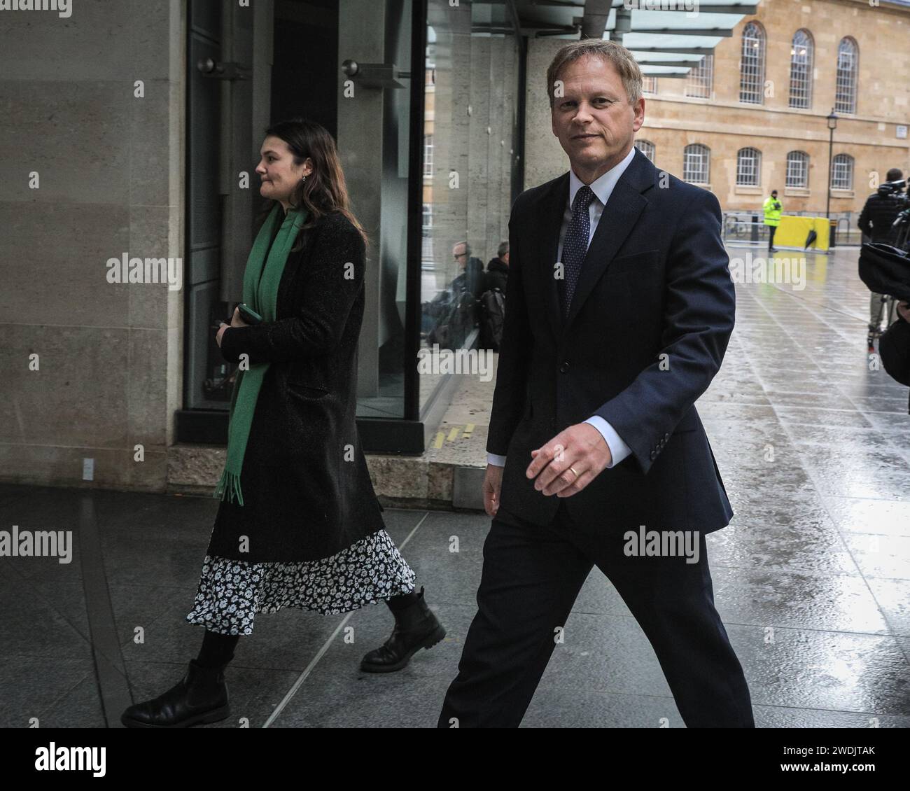 London, UK. 21st Jan, 2024. Grant Shapps, MP, Secretary of State for ...