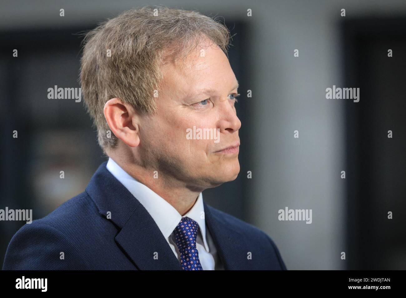 London, UK. 21st Jan, 2024. Grant Shapps, MP, Secretary of State for ...