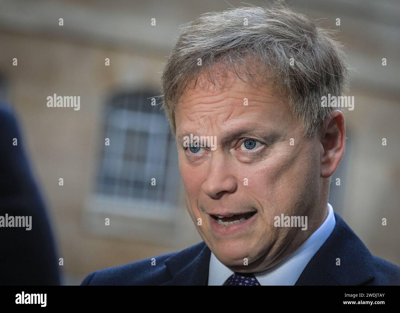 London, UK. 21st Jan, 2024. Grant Shapps, MP, Secretary of State for ...