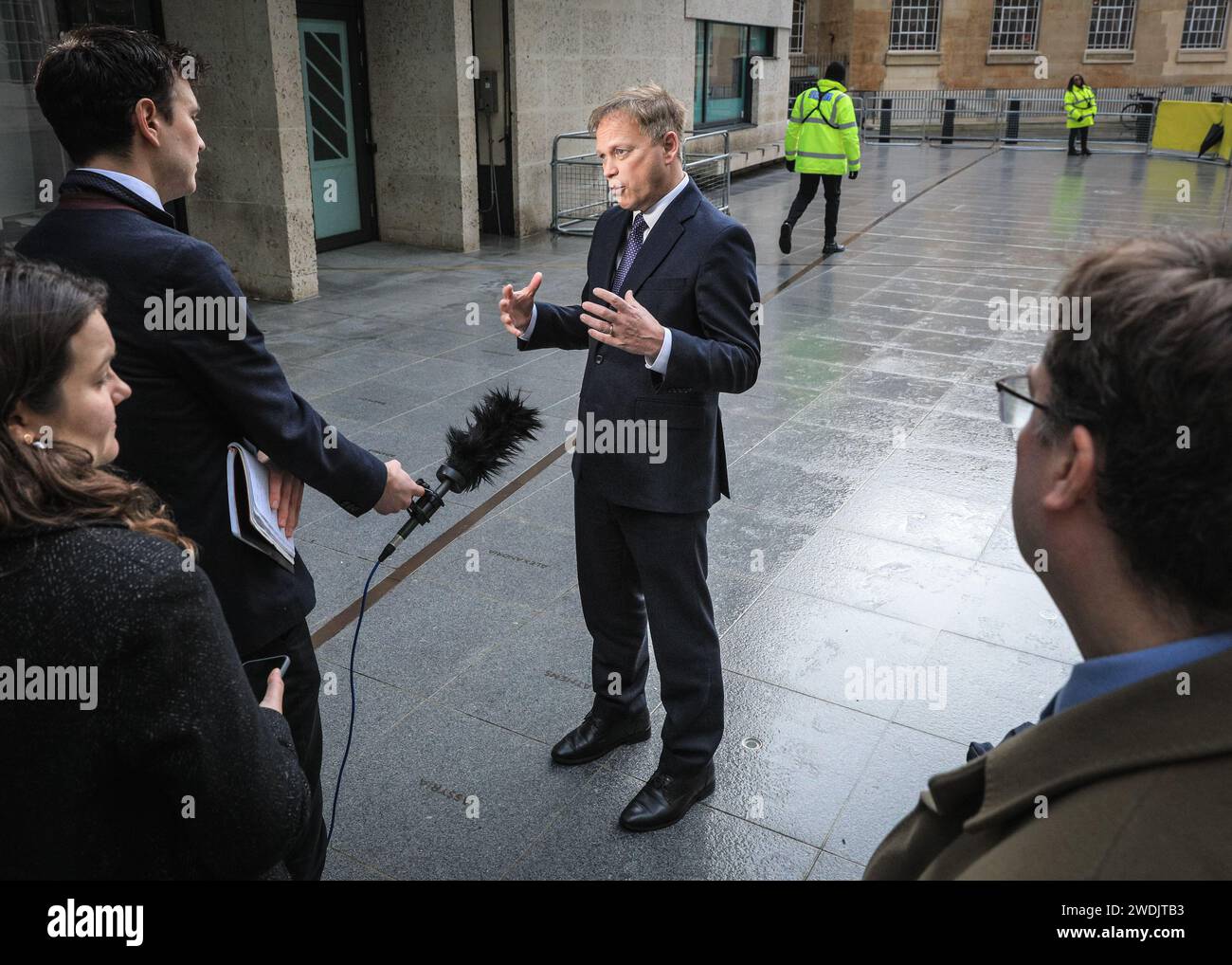 London, UK. 21st Jan, 2024. Grant Shapps, MP, Secretary of State for ...