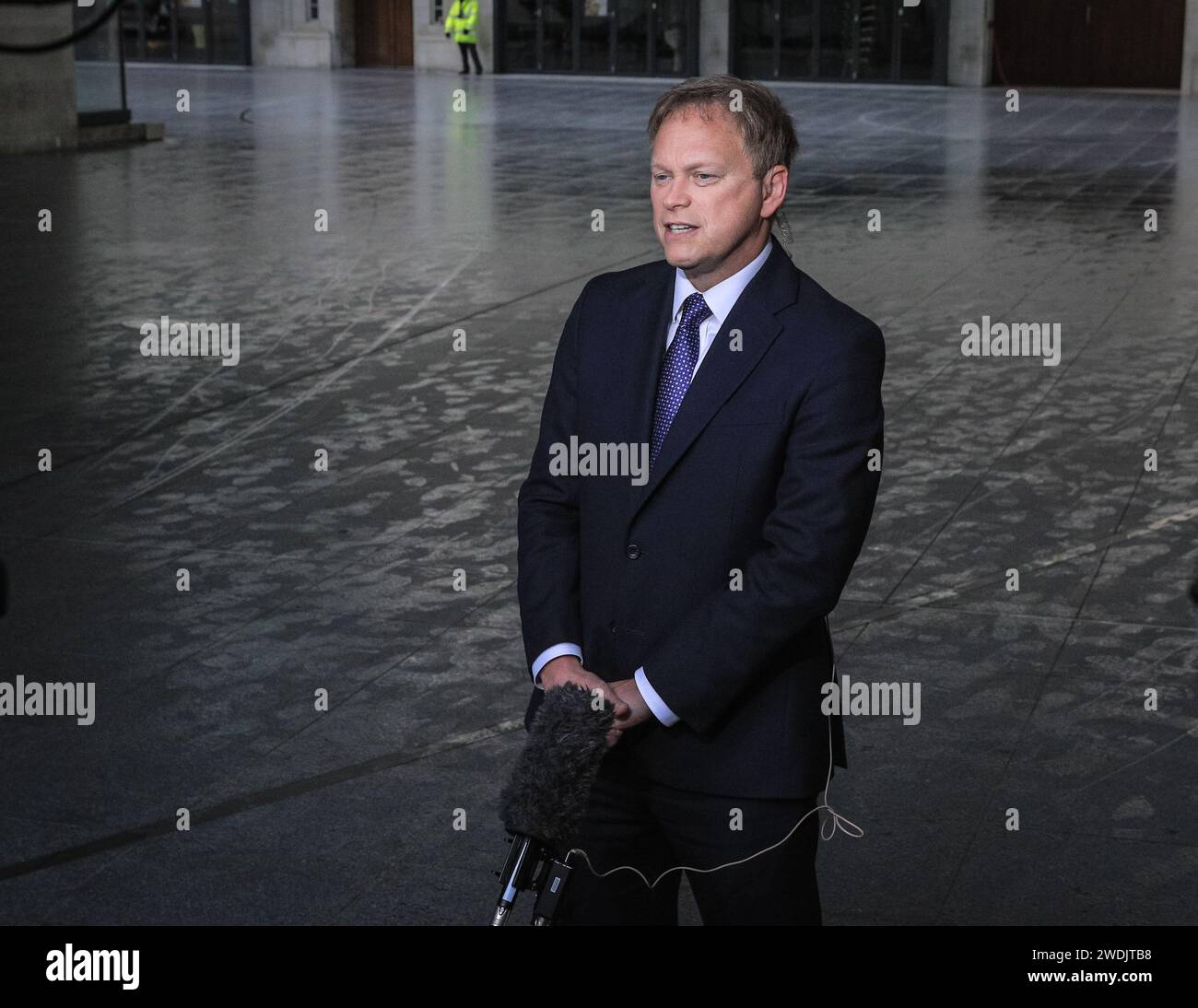 London, UK. 21st Jan, 2024. Grant Shapps, MP, Secretary of State for ...