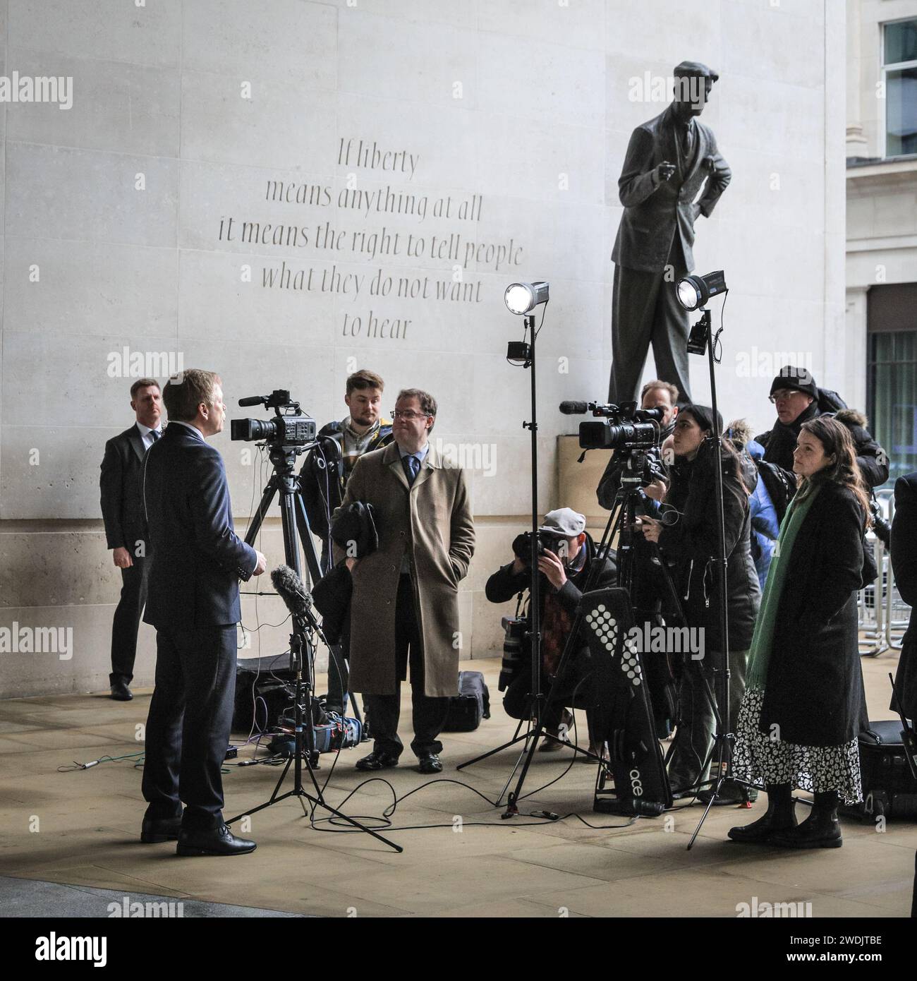 London, UK. 21st Jan, 2024. Grant Shapps, MP, Secretary of State for ...