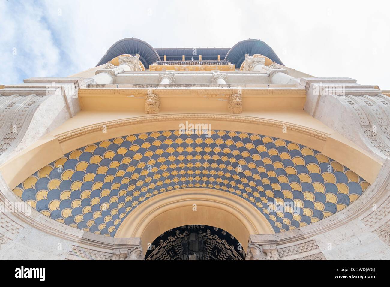 Coppedè district in rome, it is a complex of buildings with very ...