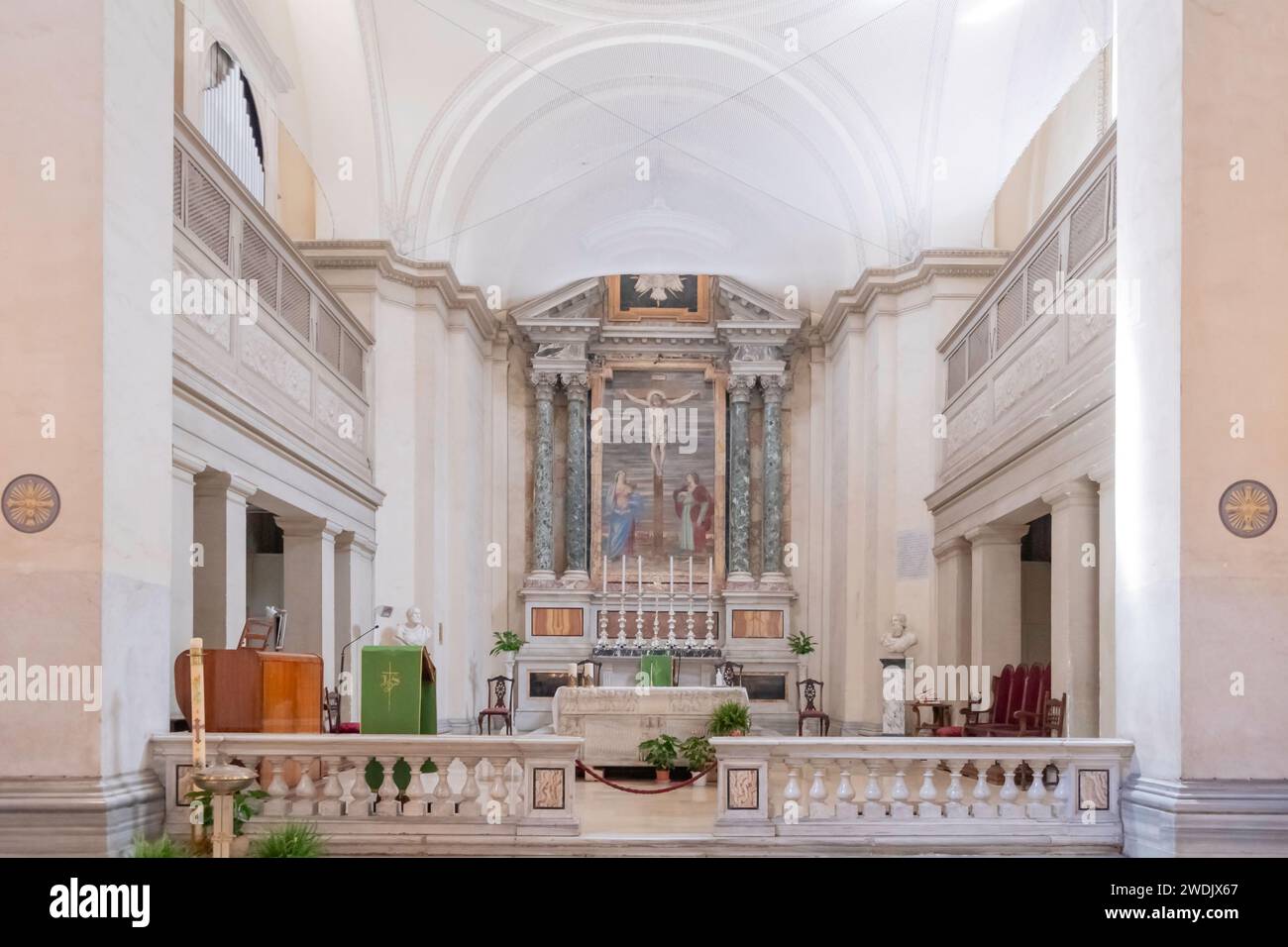 Rome, Italy - 26 July 2023: Basilica of San Sebastian-outside-the-walls ...