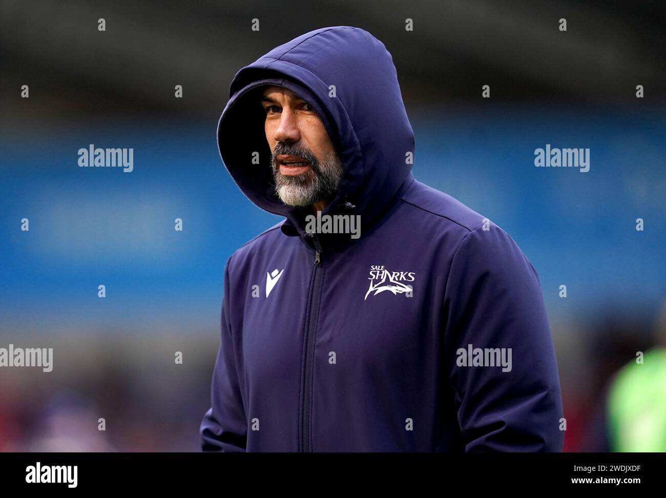 Sale Sharks Director of Rugby Alexander Sanderson ahead of the Investec ...