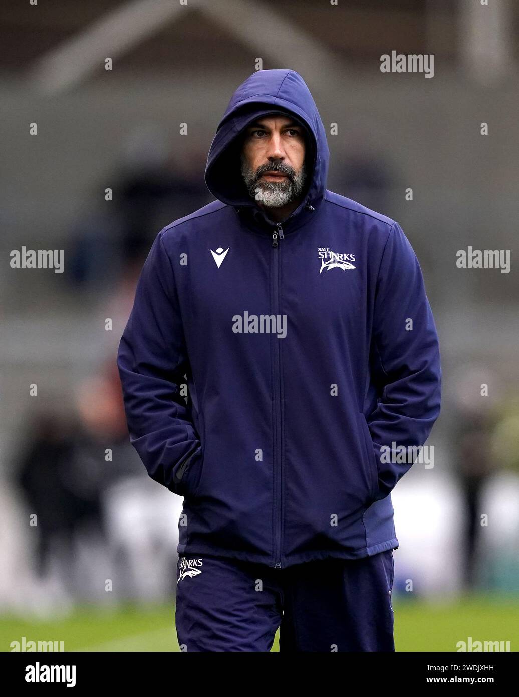 Sale Sharks Director of Rugby Alexander Sanderson ahead of the Investec ...