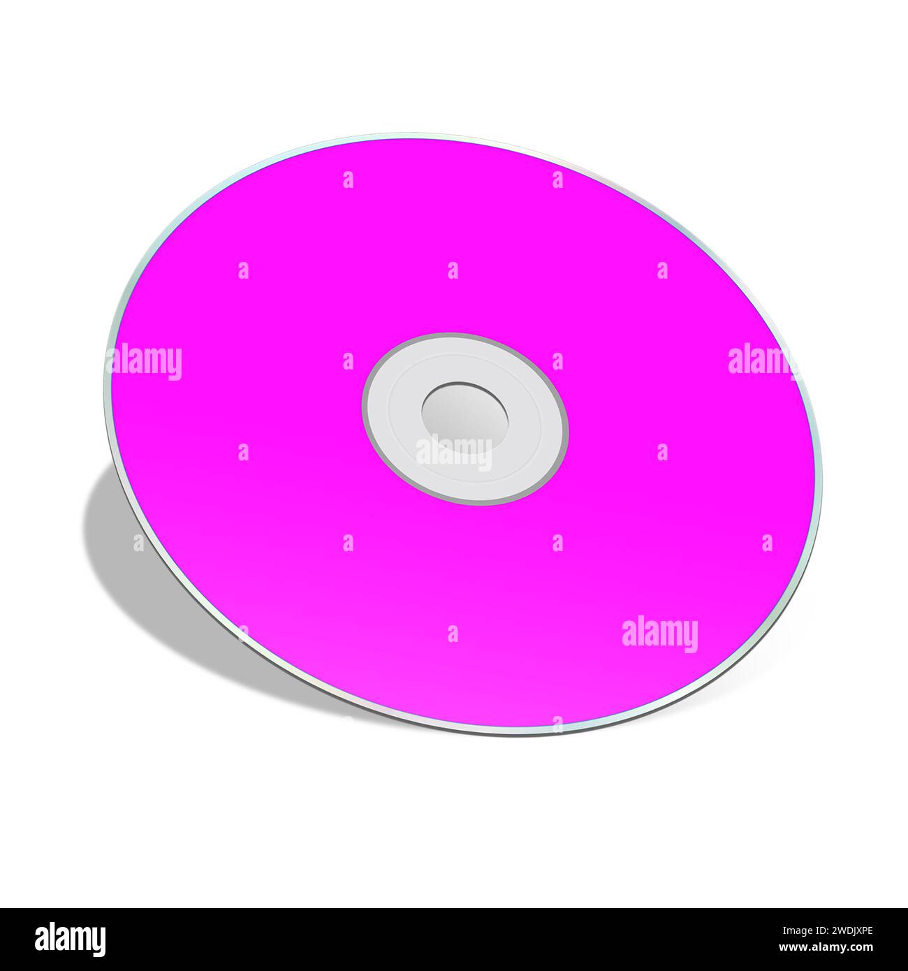 CD or DVD blank template magenta for presentation layouts and design ...