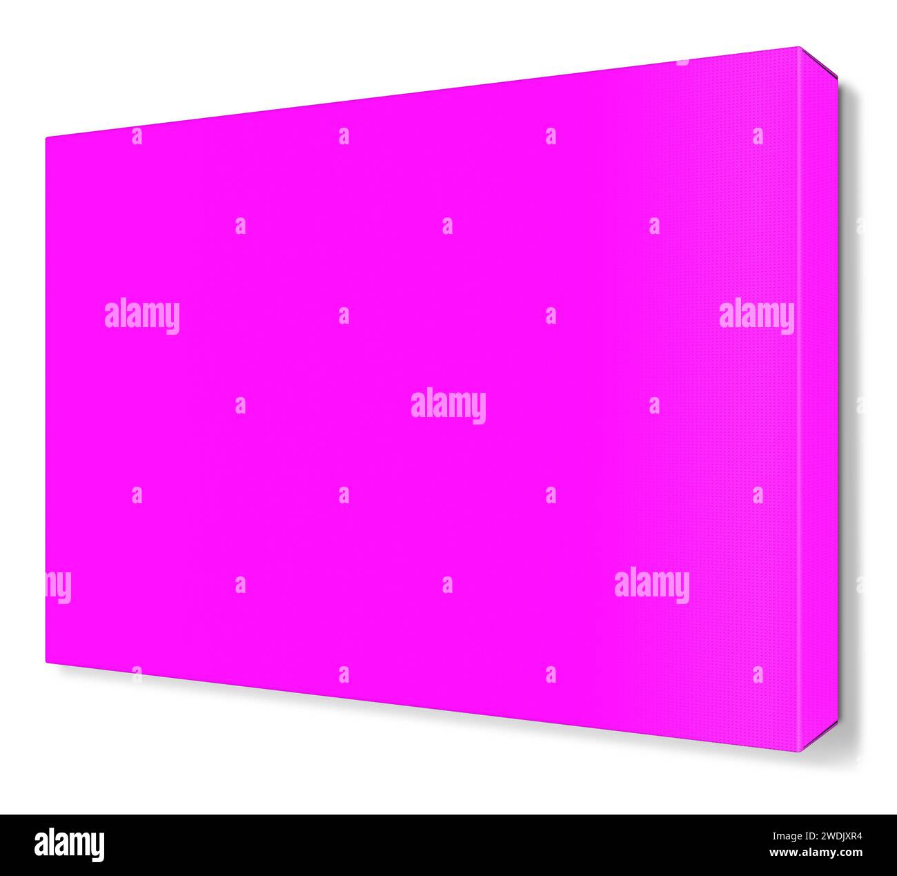 Magenta Canvas Wraps template for presentation layouts and design. 3D ...