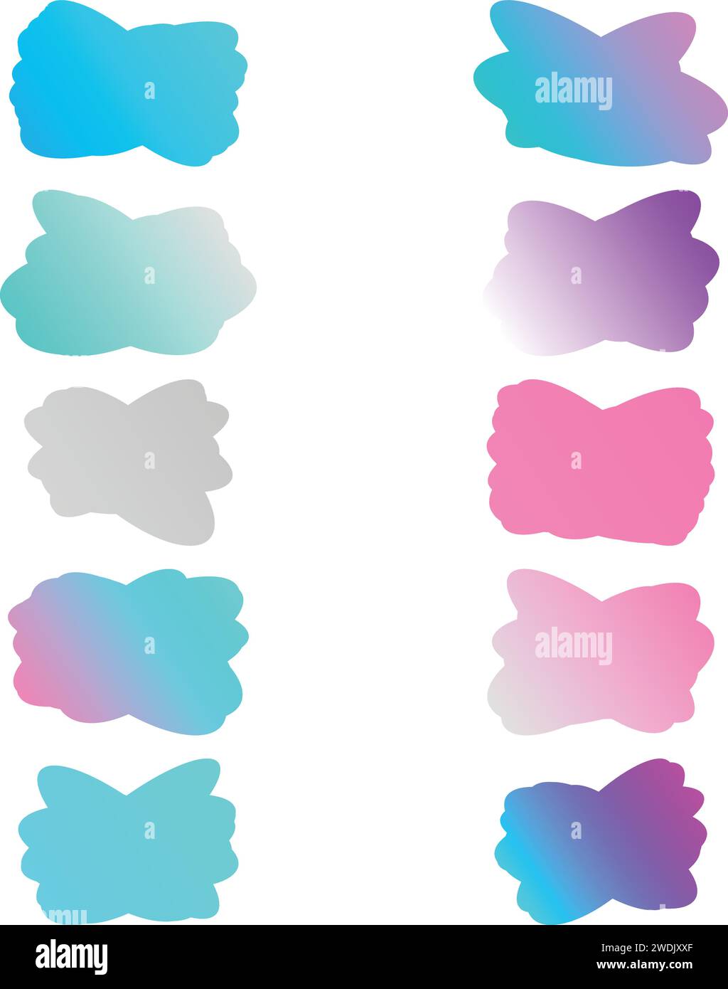 Chat bubble icon vector bundle hi-res stock photography and images - Alamy