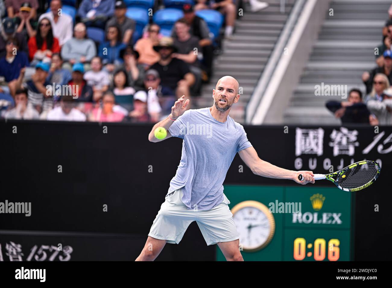 Adrian Mannarino of France during the Australian Open AO 2024 Grand ...