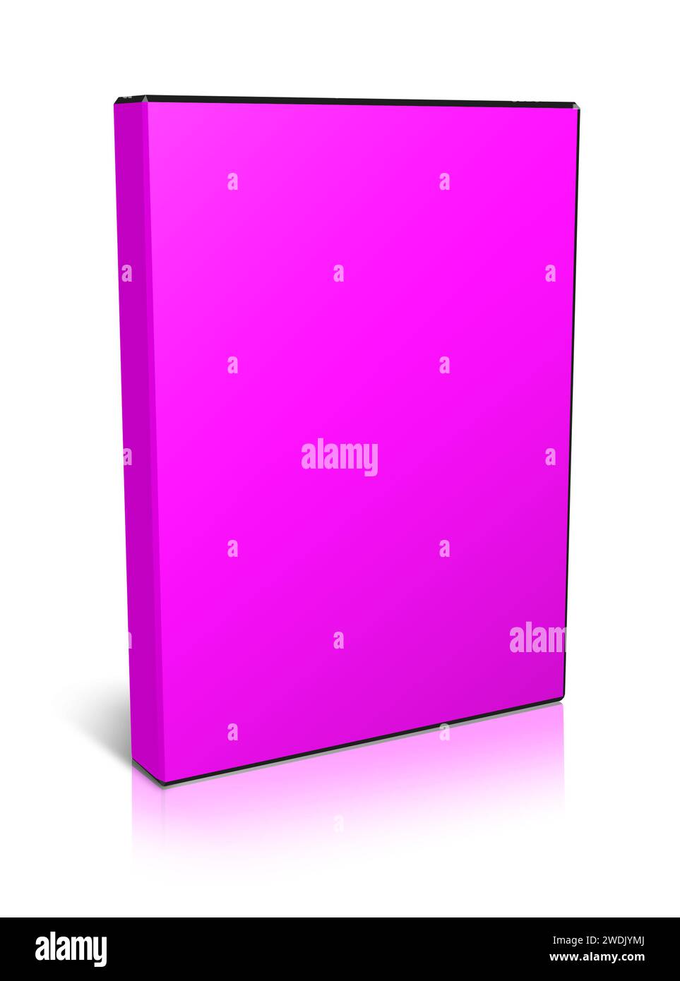 DVD box blank template magenta for presentation layouts and design. 3D ...
