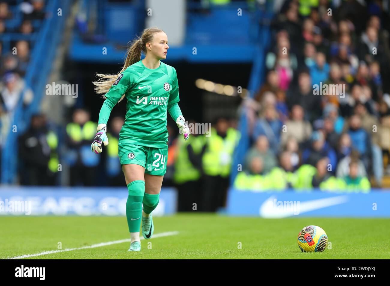 London, UK. 21st January 2024; Stamford Bridge, London, England: Womens ...