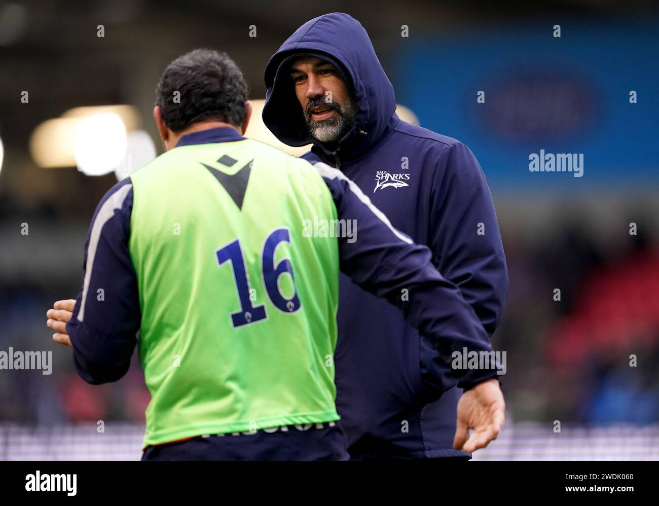 Sale Sharks Director of Rugby Alexander Sanderson ahead of the Investec ...