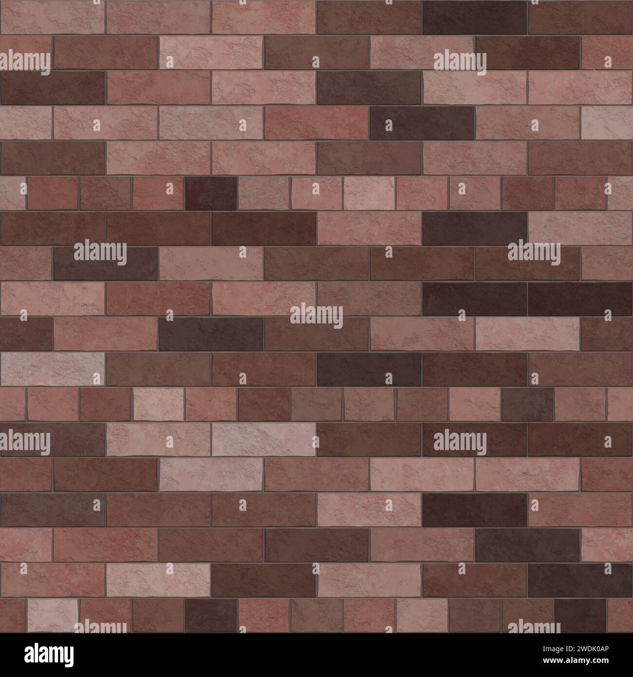 Seamless background of colorful bricks. Grunge seamless slanted texture ...