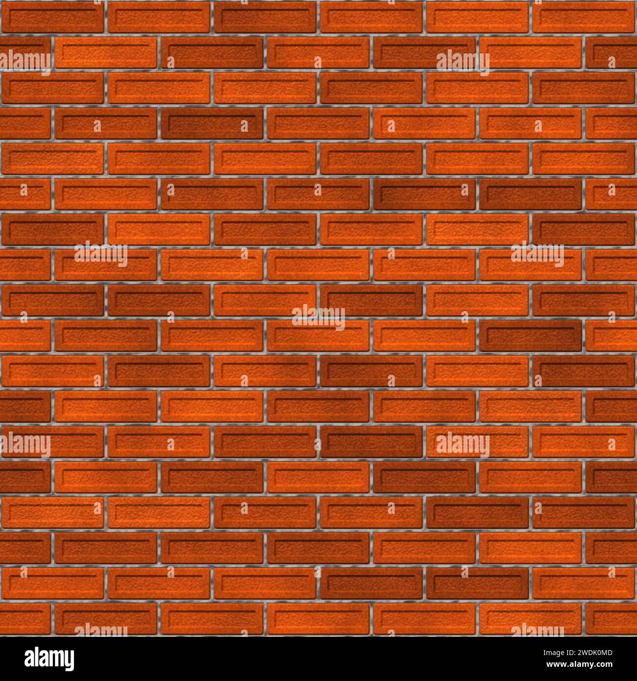 Brick drawing. Seamless red brick wall background - texture pattern for ...