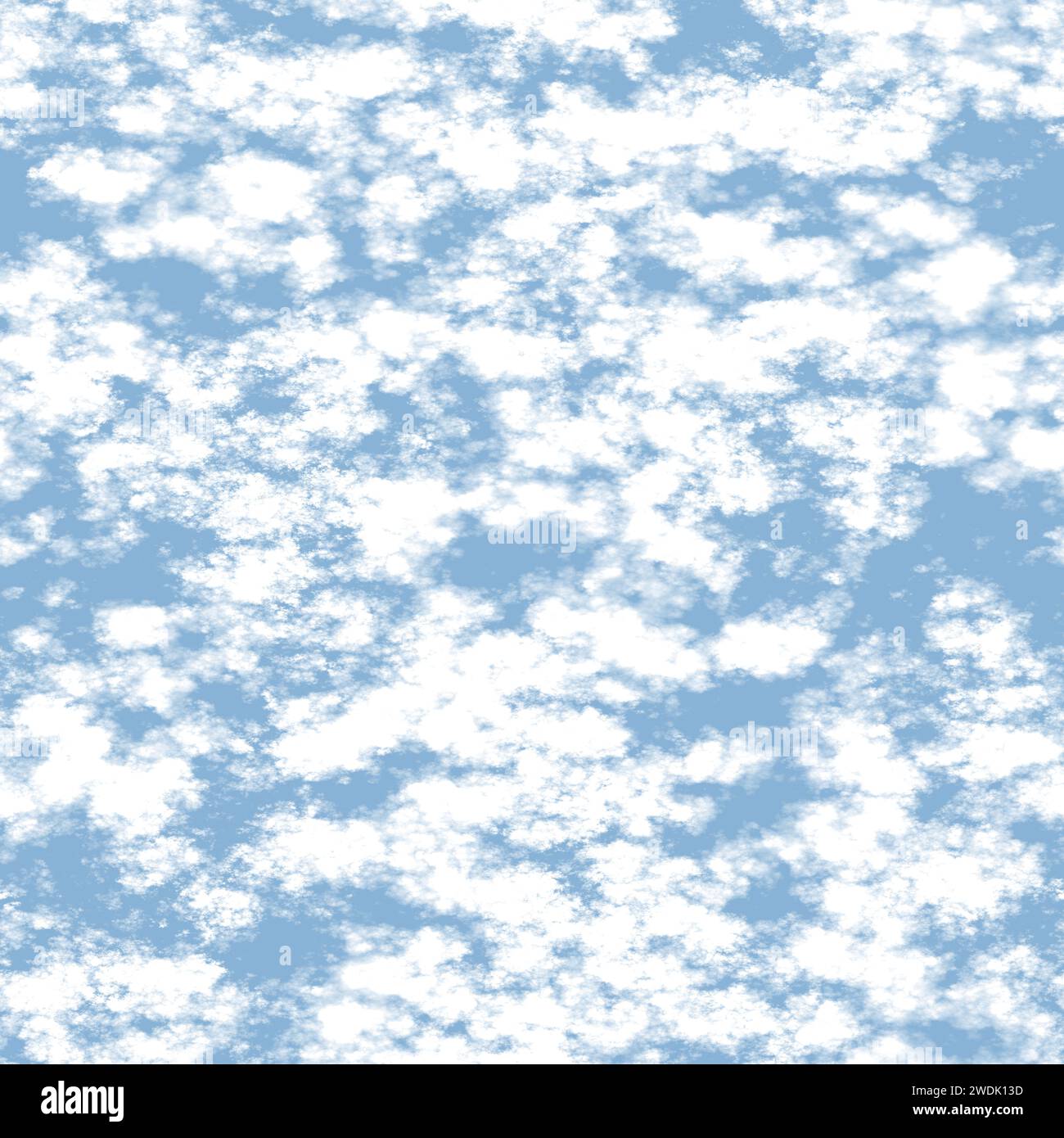 Seamless background blue sky. White clouds on a blue sky. Seamless background. Blue cloud ...