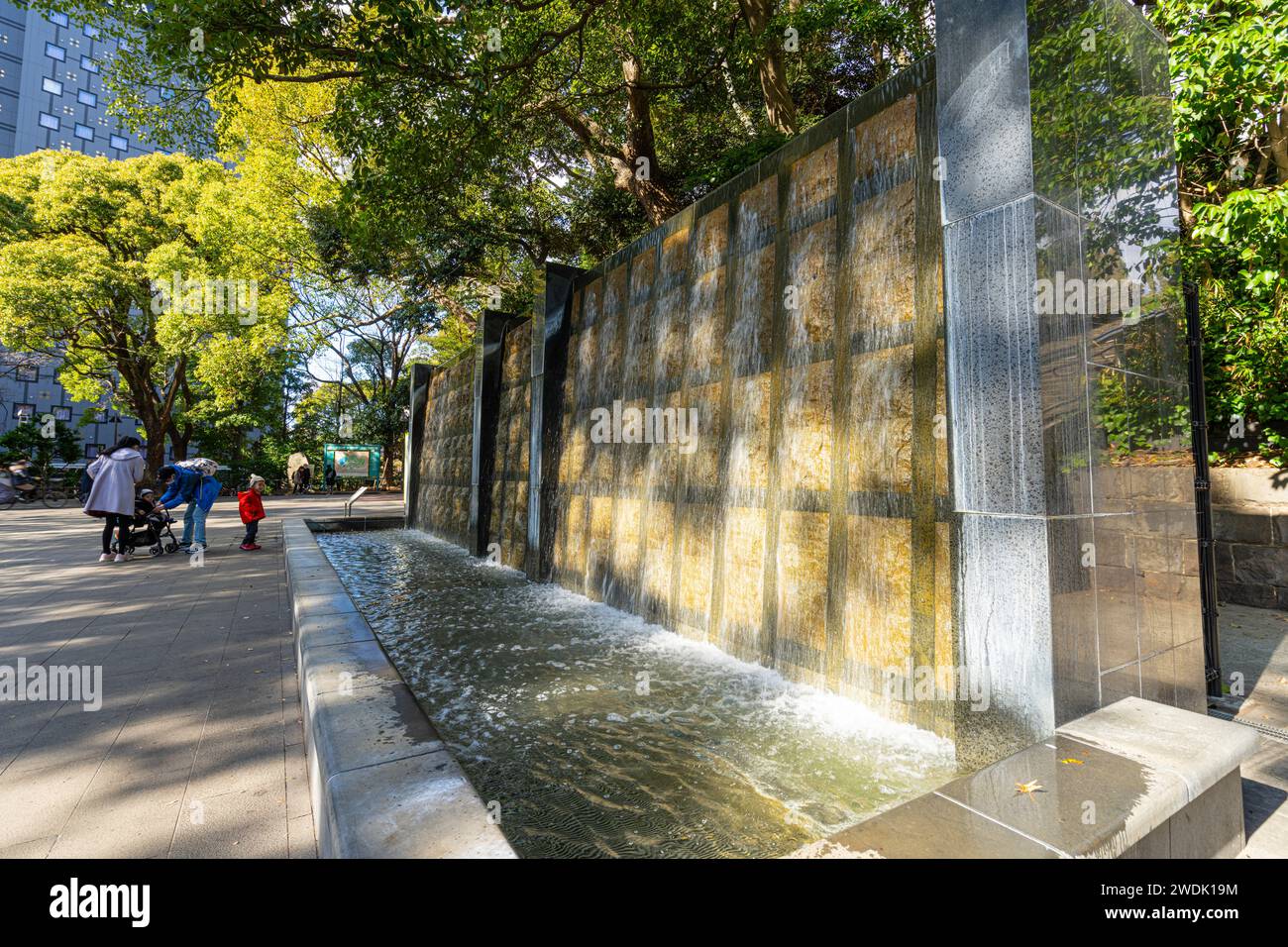 Tokyo, Japan. January 2024. Kuromon ruins, at the entrance to Ueno Park ...