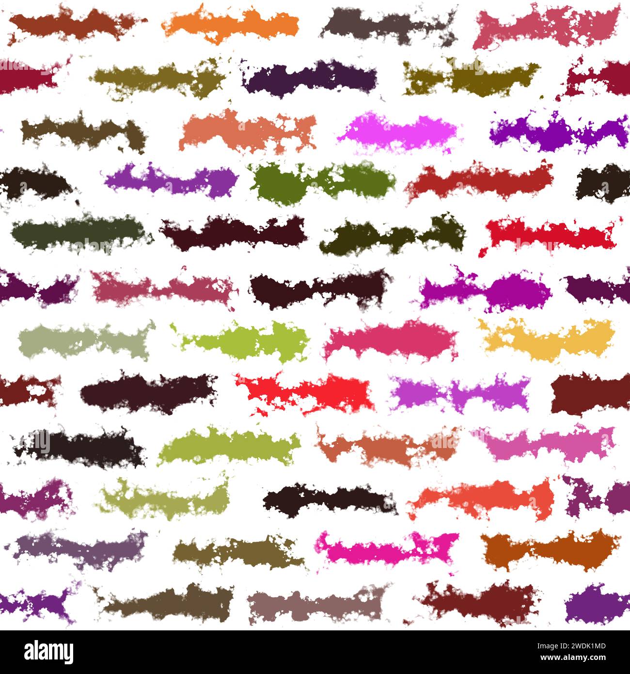 Brick drawing. Colorful brick wall seamless background- texture pattern ...