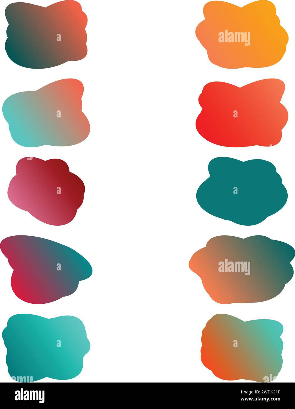 A simple cut out transparent gradient cloud speech bubble shape design ...