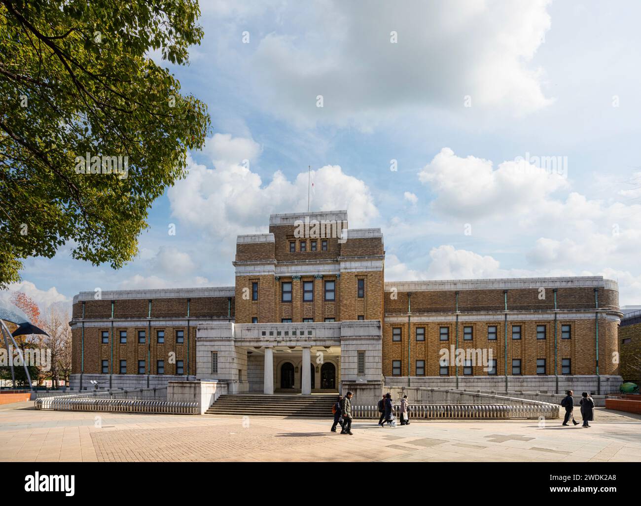 Tokyio, Japan. January 2024. exterior view of the facade of the ...