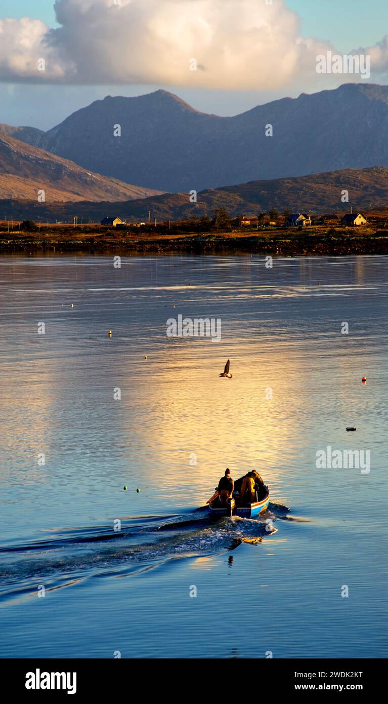 Roundstone Harbour, Connemara, County Galway Ireland Stock Photo - Alamy