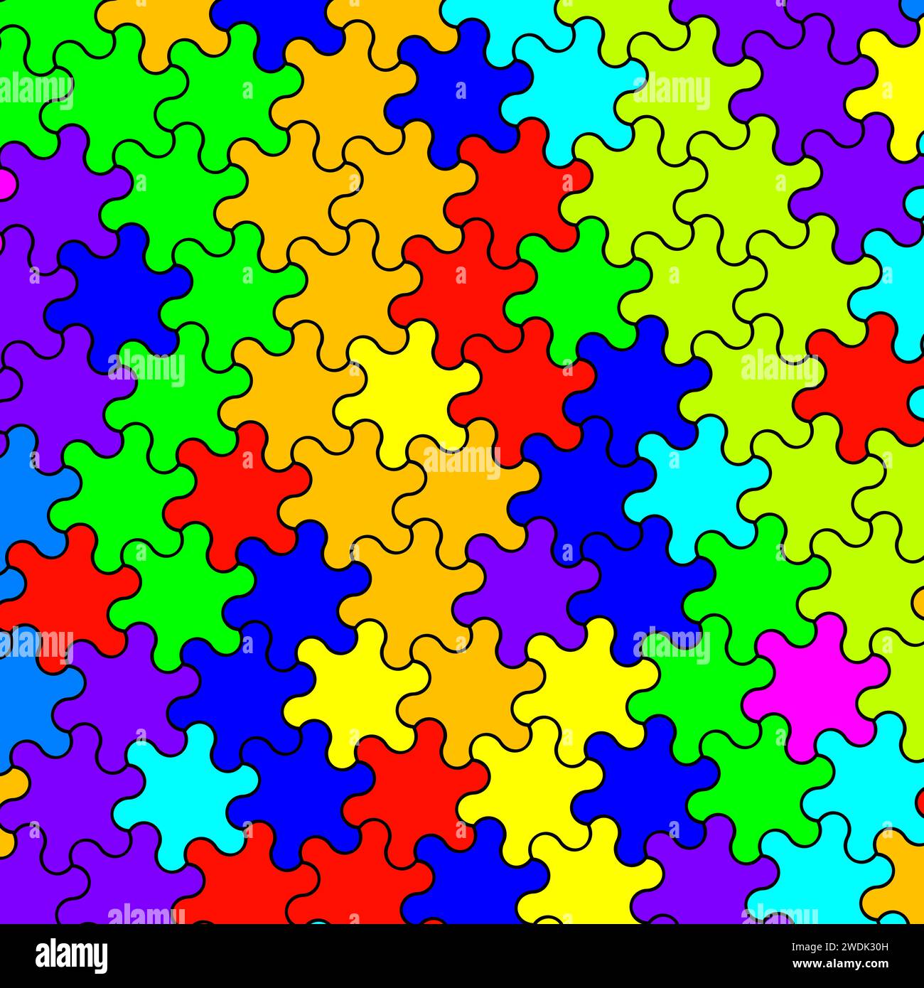 Seamless texture of Hexagonal Distraction. Fashion graphic background design. Modern stylish ...