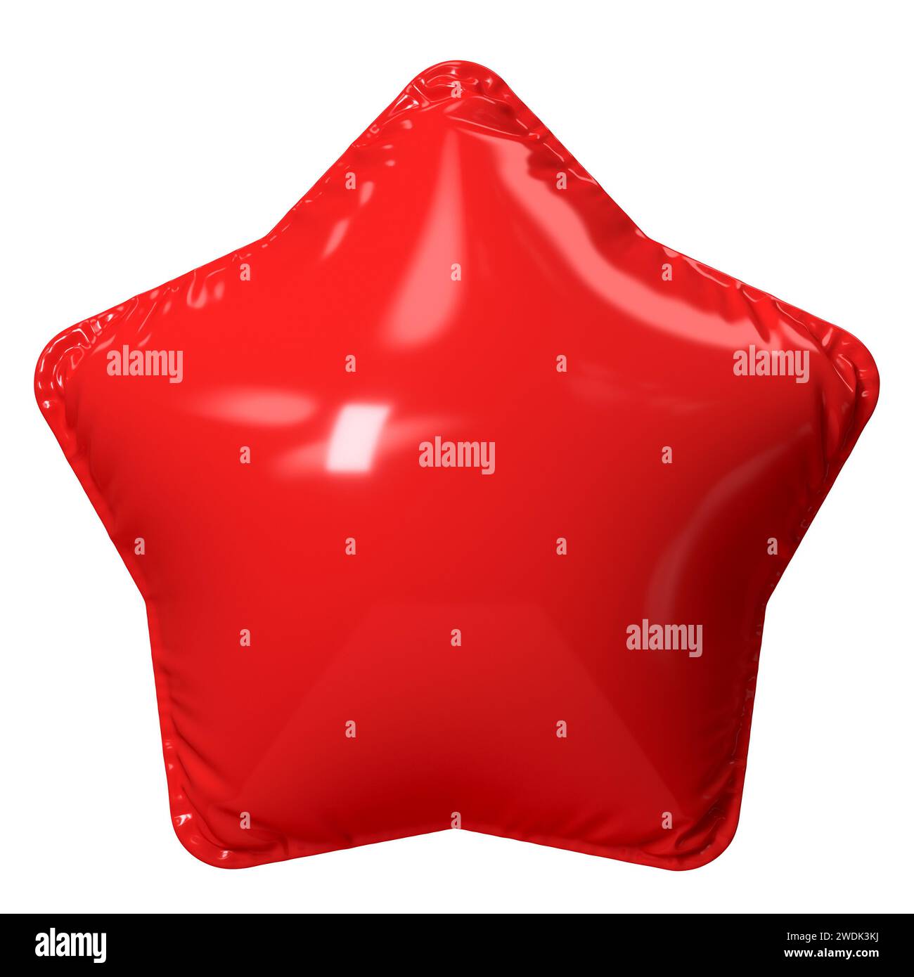 Balloon Red Star Stock Photo - Alamy