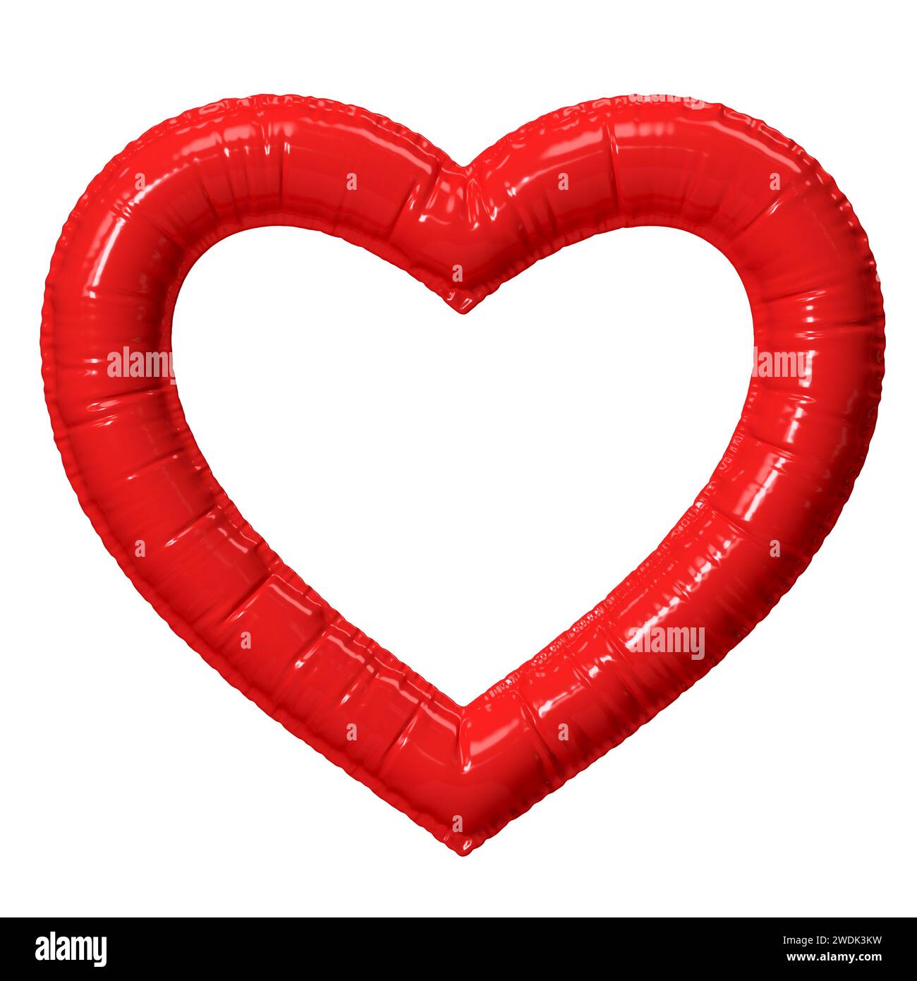 Balloon Red 3D Heart Stock Photo - Alamy