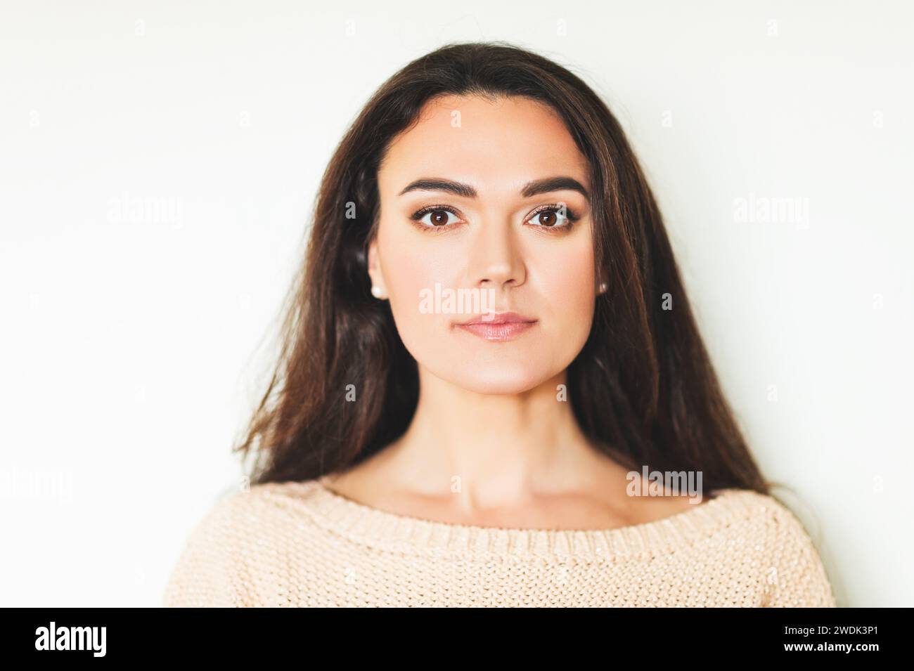 Woman lips close up middleaged hi-res stock photography and images - Alamy