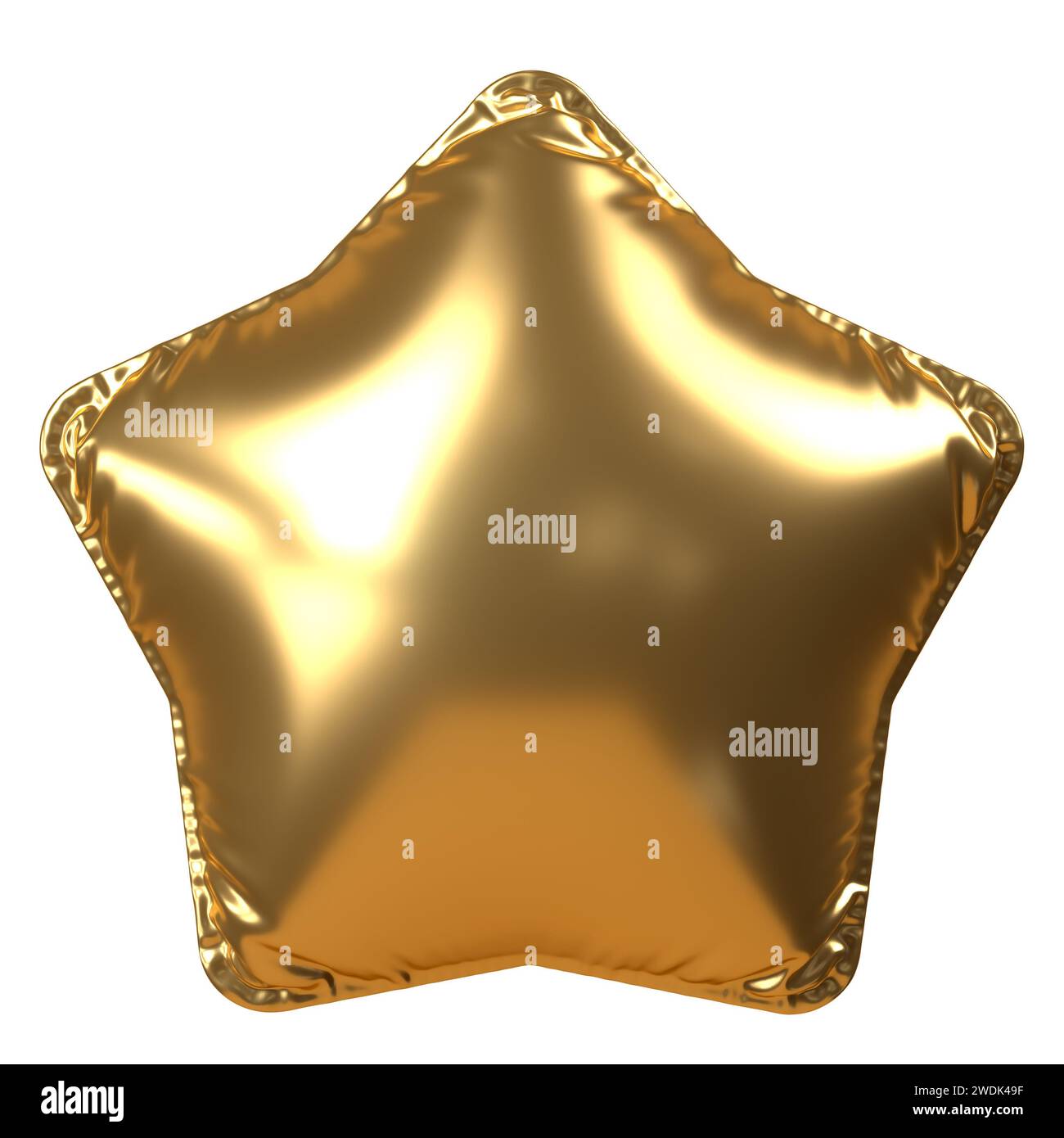 Balloon Gold Star Stock Photo - Alamy