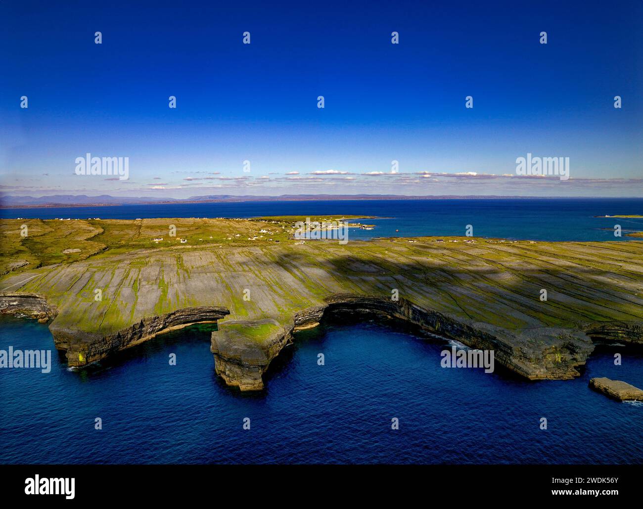 Dun Duchathair or the Black Fort, Inishmore, Aran Islands, County ...