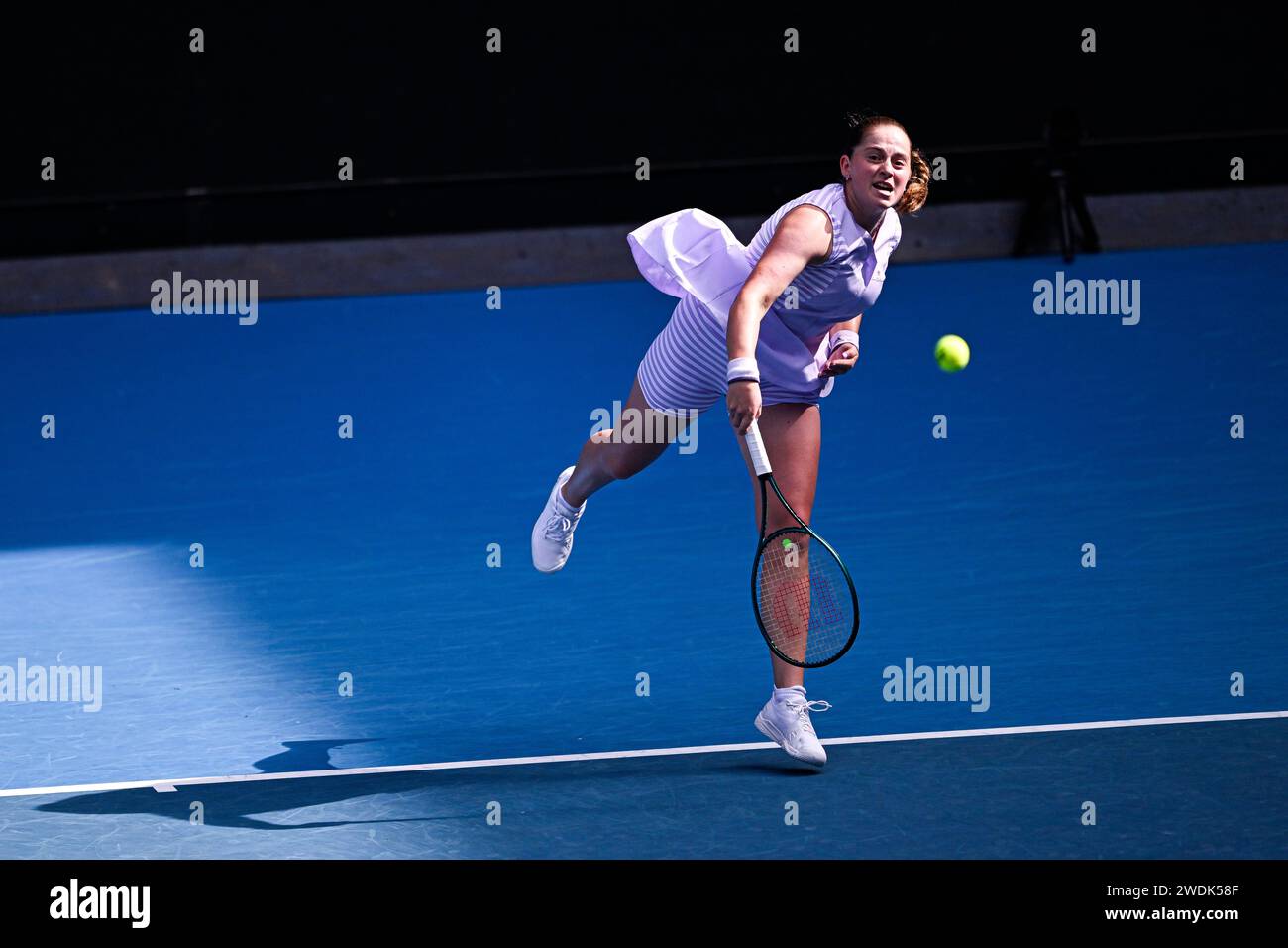 Paris, France. 20th Jan, 2024. Jeļena Aļona Ostapenko during the ...